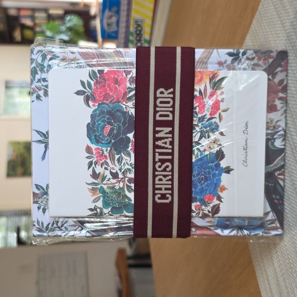 Dior | Office | Dior Floral Notebook Set With Pink And Blue Accents ...